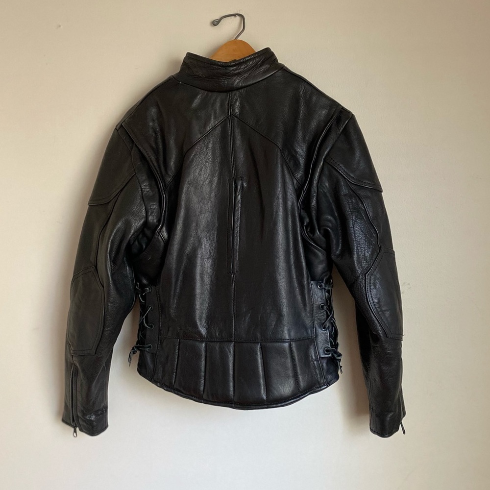 Unik Ultra Vintage Leather Motorcycle Jacket - Gem